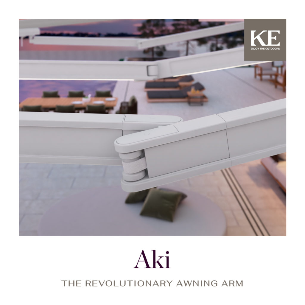 KE Outdoor Design's Innovative Retractable Arm - KE Outdoor Design