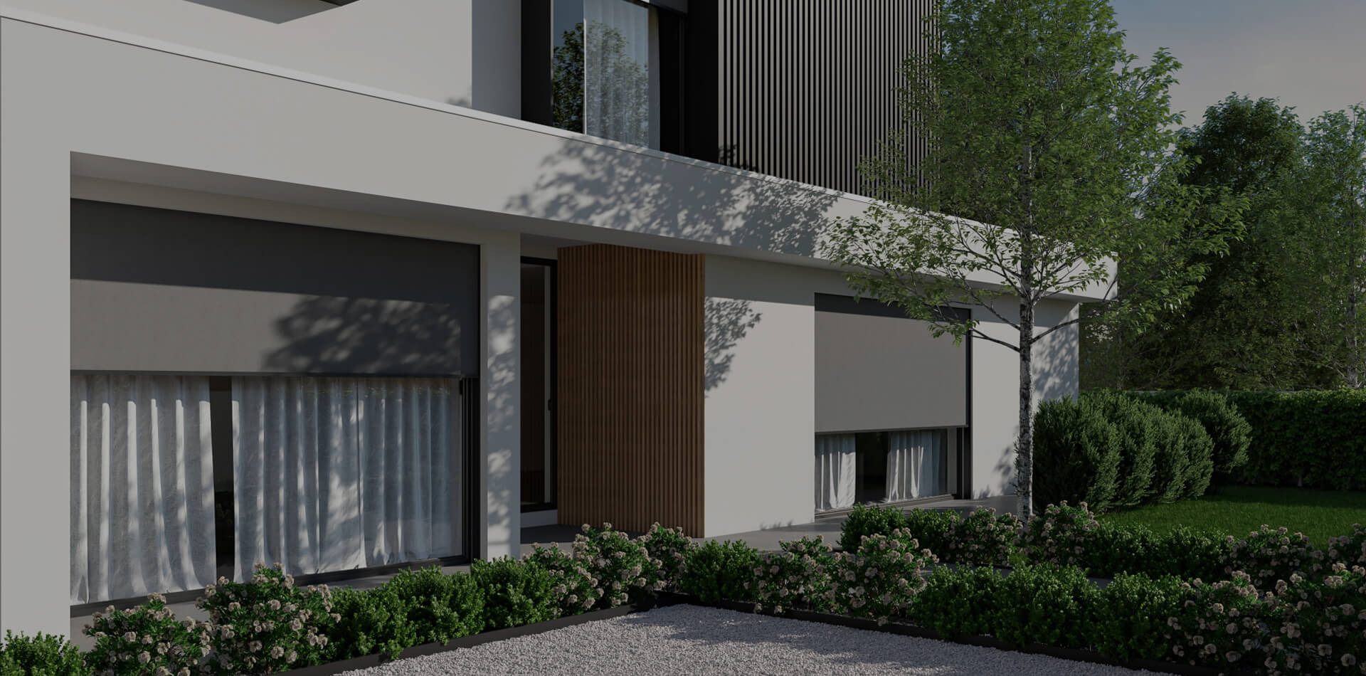Recessed shading systems
